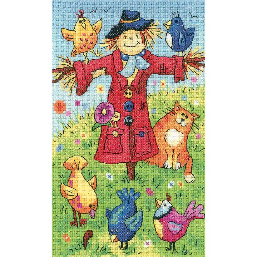 Scarecrow cross stitch chart - Karen Carter Collection