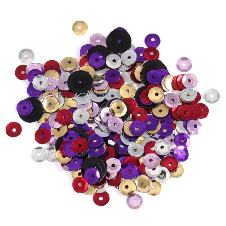 Sequins Cup 5mm Multi-coloured Pack of 500