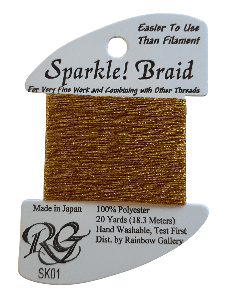 SK01 Yellow Gold Sparkle Braid