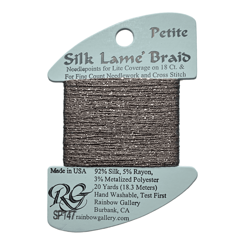 SP147 Taupe Petite Silk Lame Braid