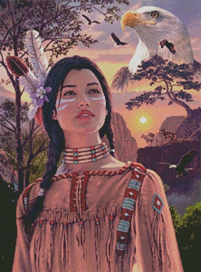 Storytelling Triptych 3 by Artecy printed cross stitch chart