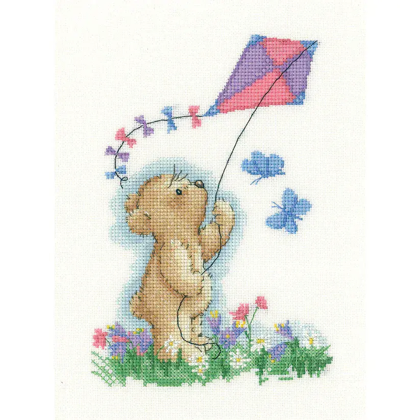 Toffee with Kite cross stitch chart - Sue Hill