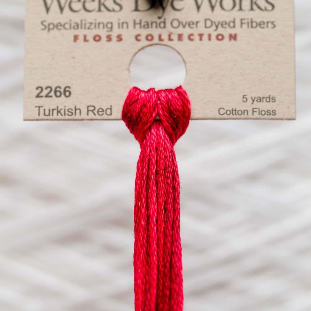 Turkish Red 2266 Weeks Dye Works thread