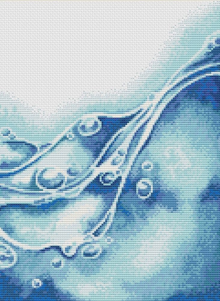 Two Elements Water cross stitch chart by Artmishka Cross Stitch