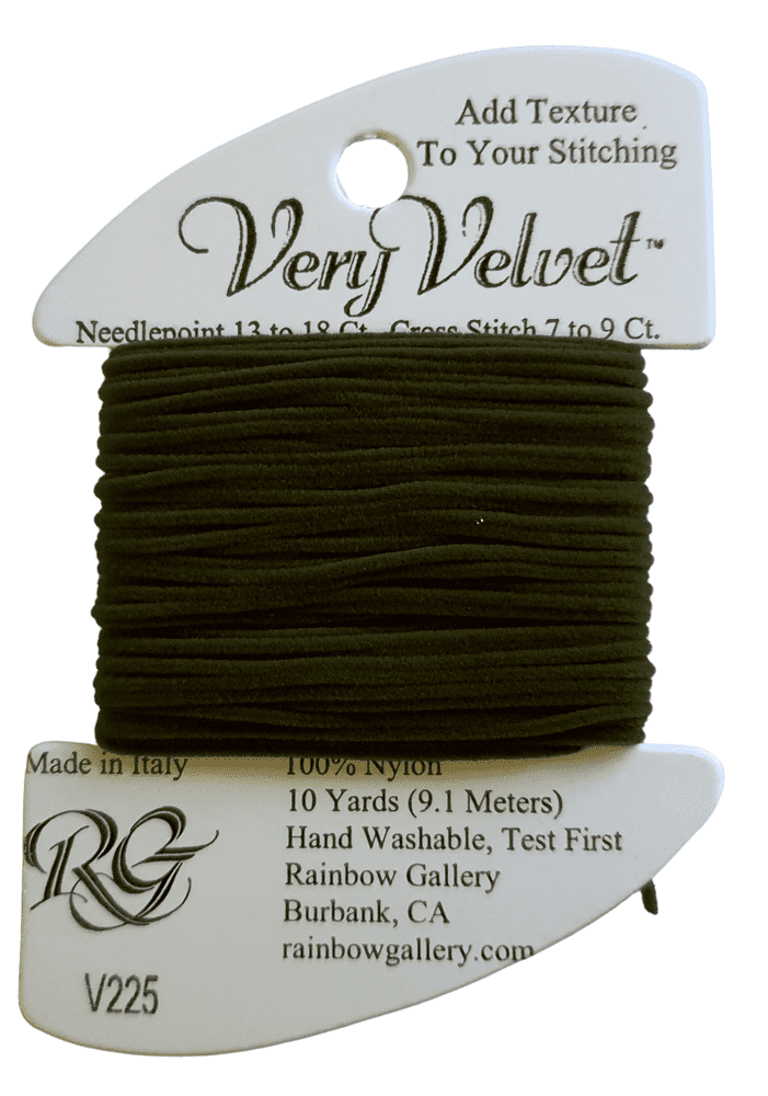 V225 Olive Very Velvet thread