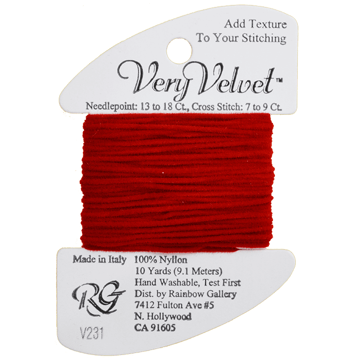 V231 Christmas Red Very Velvet thread