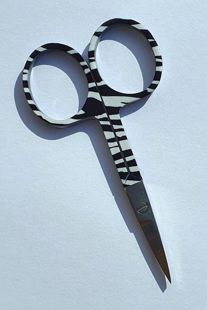 Zebra Stripes Embroidery Scissors