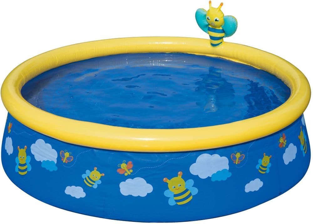 Bestway My First Fast Set Spray Paddling Pool - Bumblebee - 57326