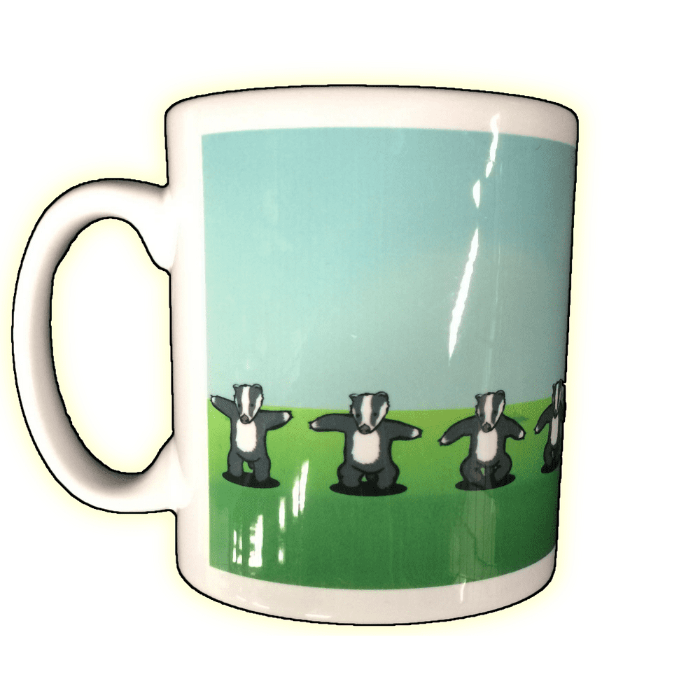 Badger Badger Mushroom Mug