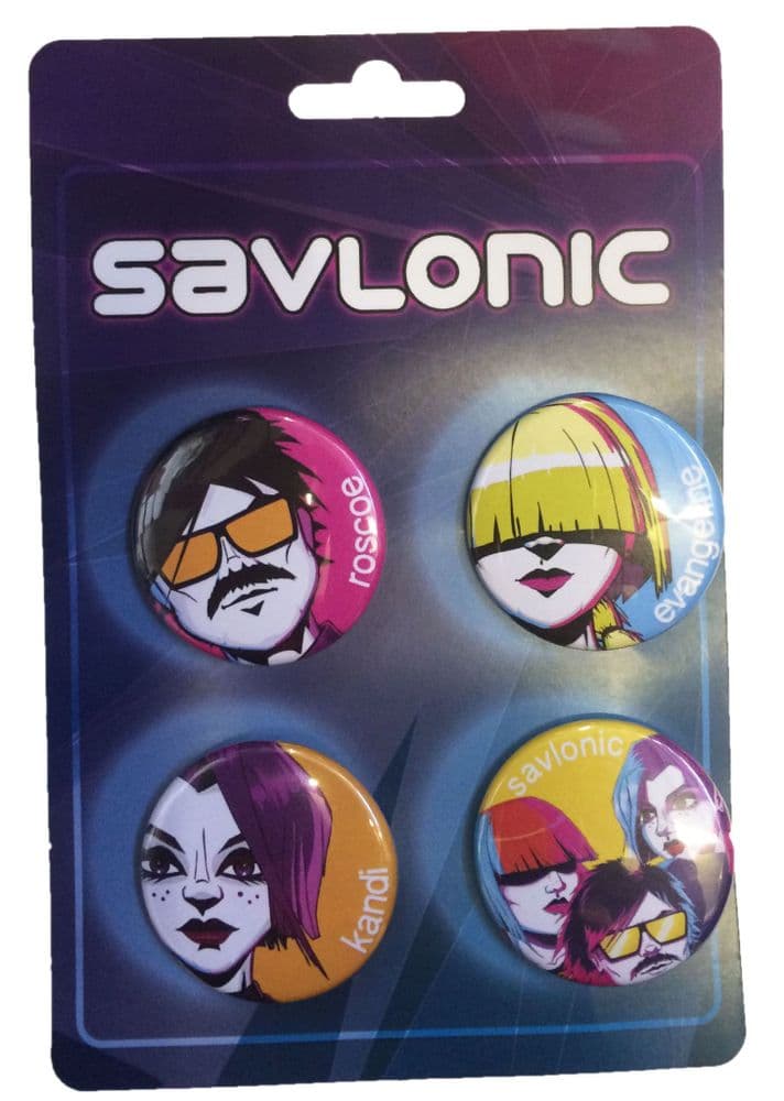 Savlonic Members 35mm Badge Pack