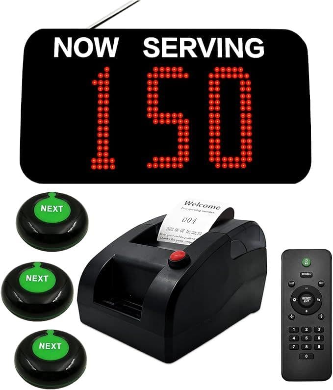 COU89M Queue System With Printer