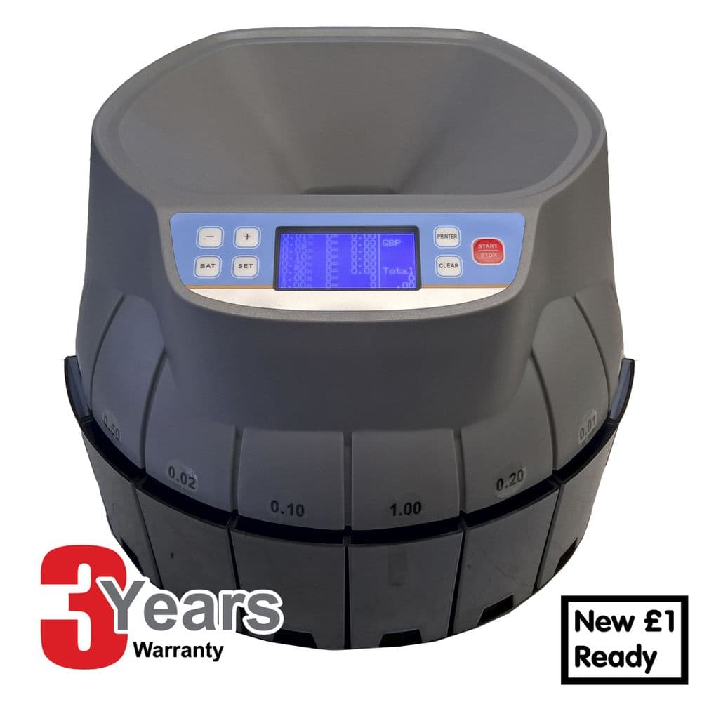COU9000 Medium Duty Desktop Coin Counter and Sorter - Ready for the new ...