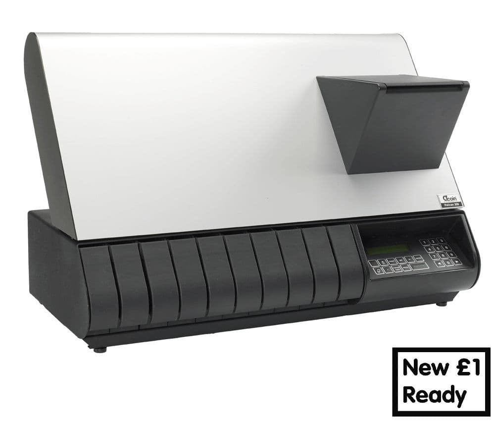 CTCoin309s Heavy Duty Coin Counter & Sorter with Foreign Coin Rejection ...