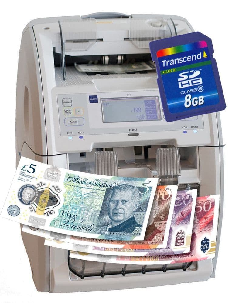 Glory GFS 100 / 110 / 120 King Charles Banknote Upgrade