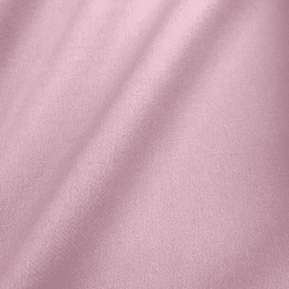 Baby Pink Plain Polyester Viscose Wool Cloth