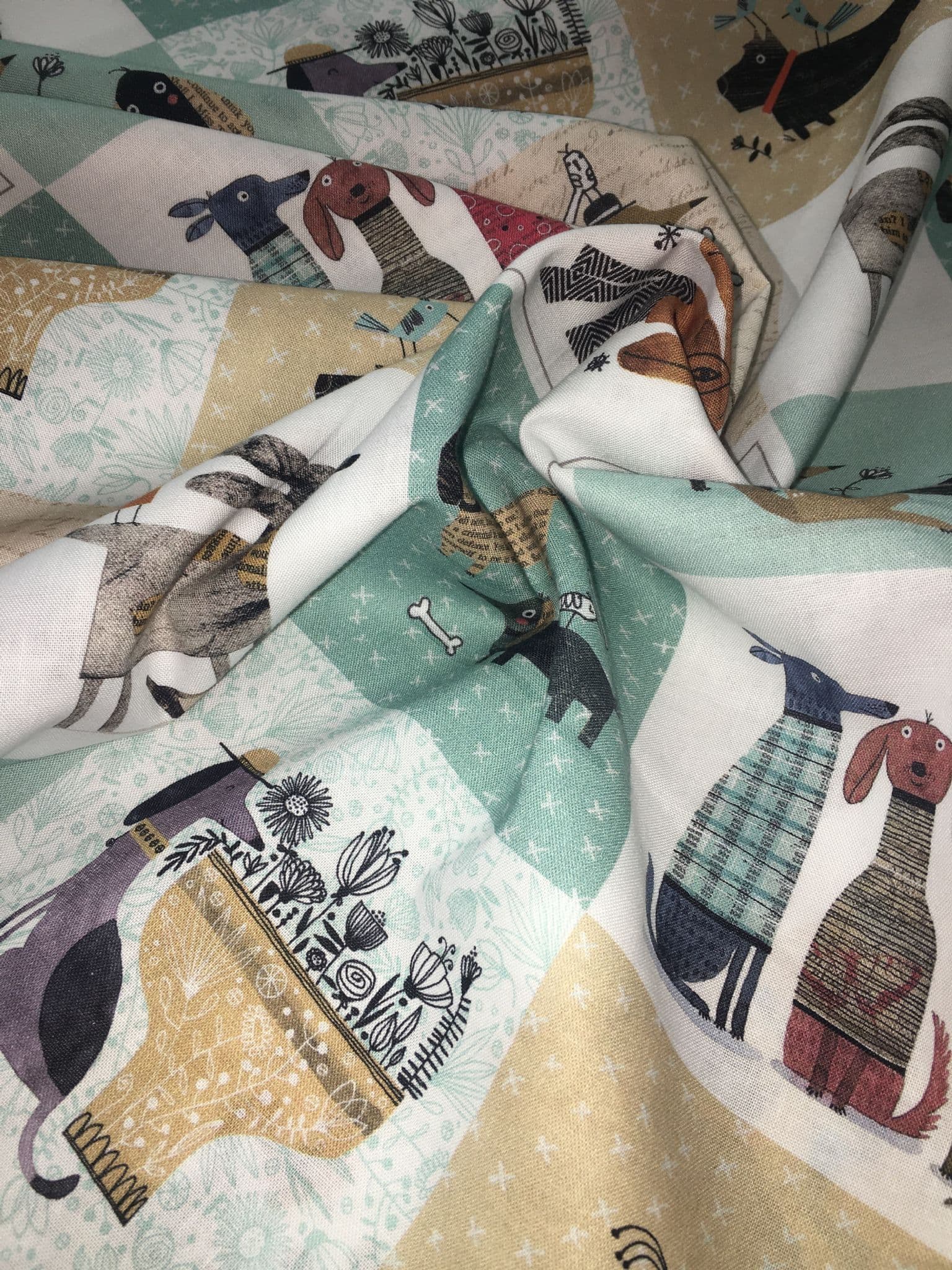 CONTEMPO S It s Raining Cats and Dogs by Terry Runyan for Bernatex