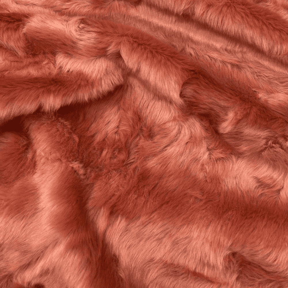 Faux Fur - Raspberry Pink Red - Short Haired Twist Fur