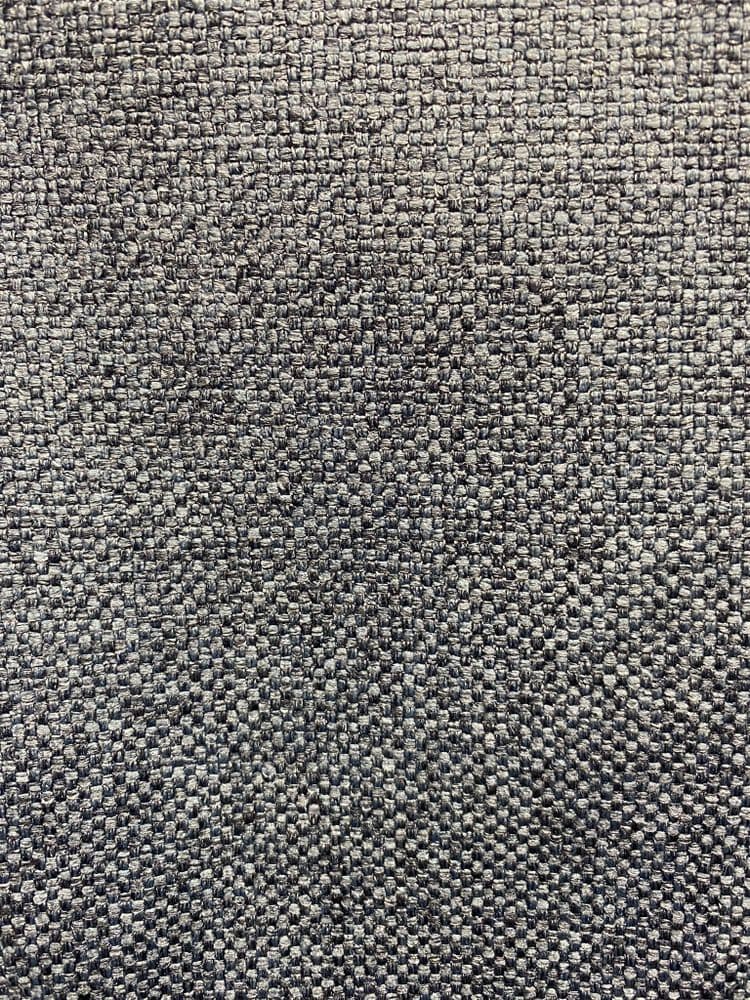 Fire Retardant - Grey Linen Look Polyester Upholstery Fabric
