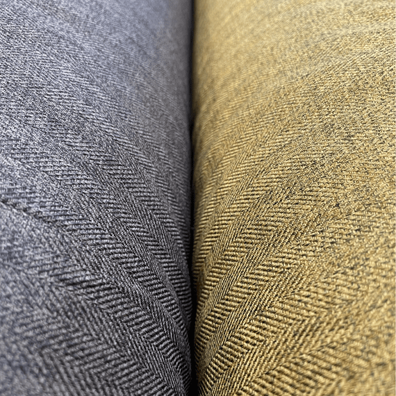 Herringbone Tweed Celadon Green