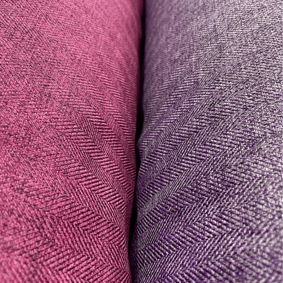 Herringbone Tweed Pink Tint