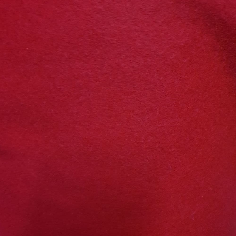 Plain Felt Fabric - Red