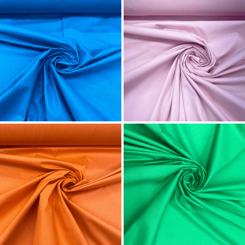 Polycotton Sheeting Colour Options Available