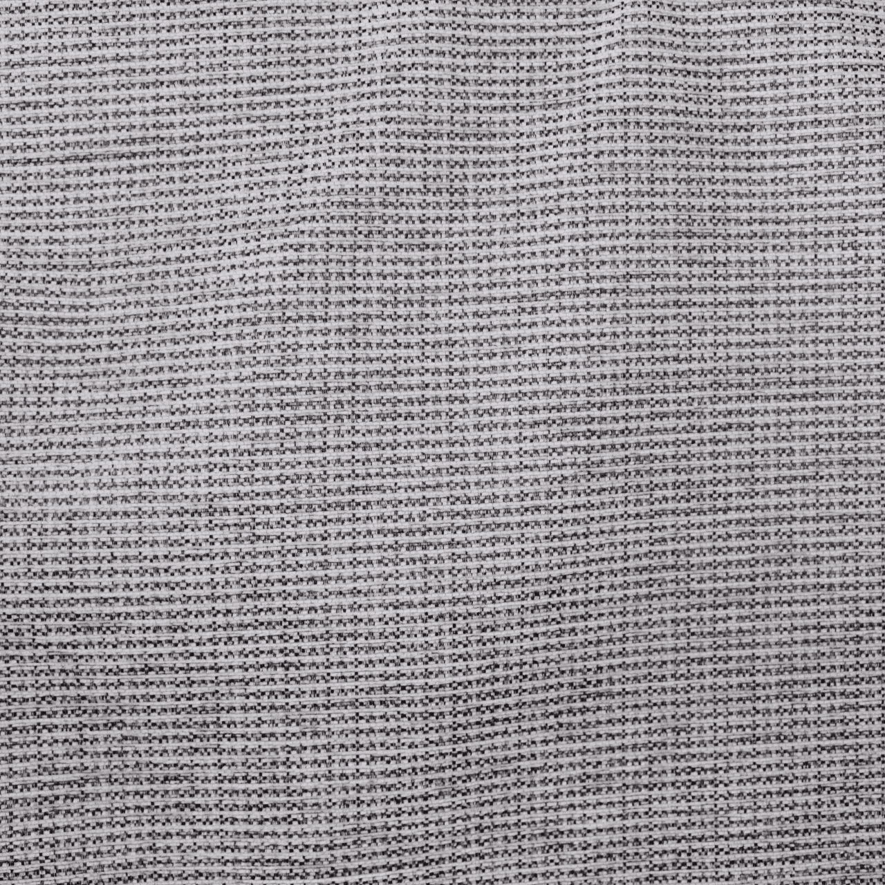 Woven Polyester & Cotton Mix Upholstery Fabric - Natural with Grey