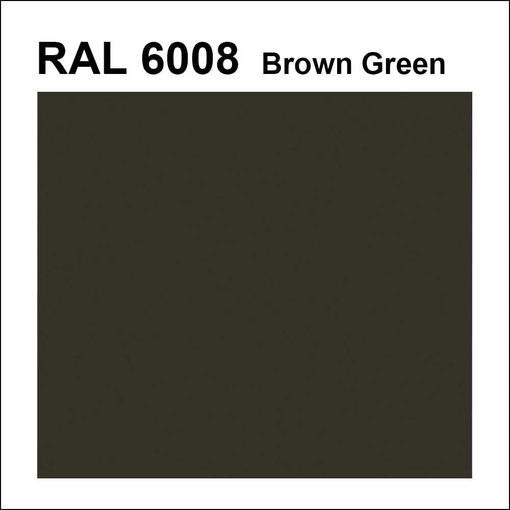 Topcoat / Flowcoat RAL 6008 Brown Green