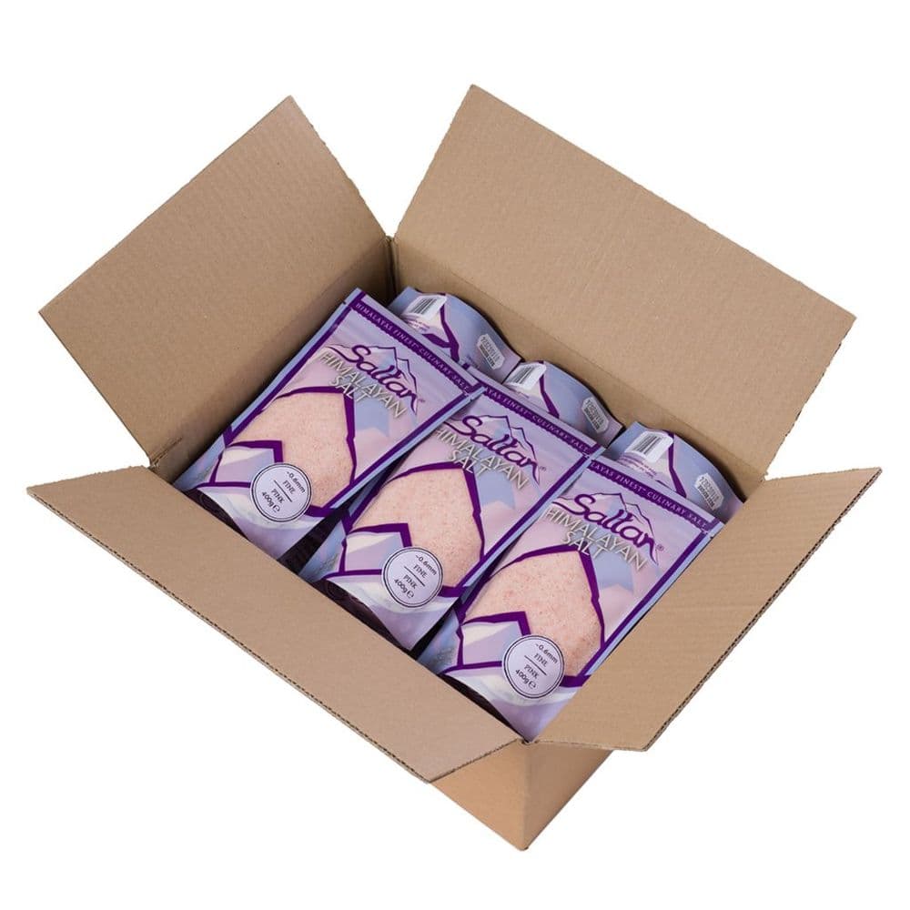 20 x 400g Premium Himalayan Fine Saltan™ Salt Retail Pouches on sale ...