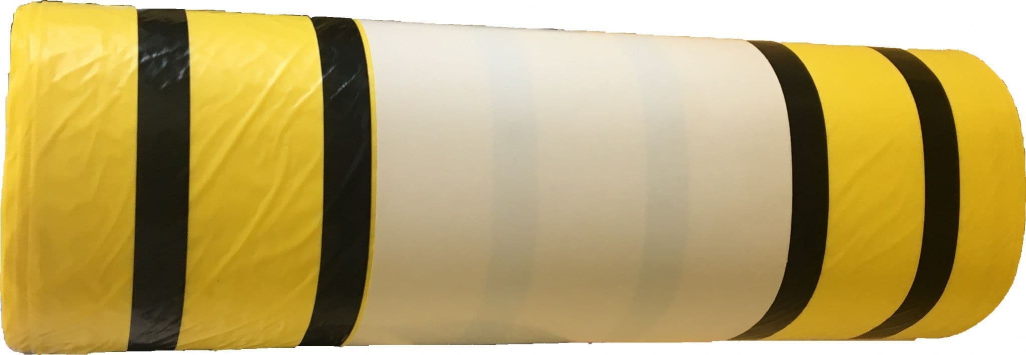 Yellow Tiger Stripe Clinical Waste Bag 380x740x915mm 80L 15kg CHSA Box ...