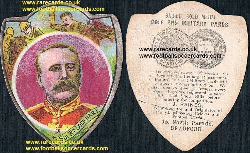 1905 Baines Boer War card Sir William Lockhart British India Army C-in ...
