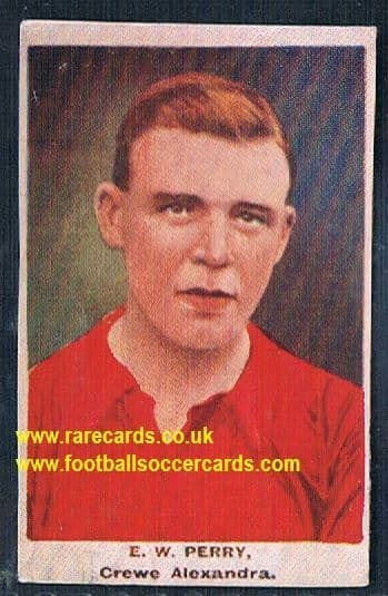 1923 Adventure Gallery Famous Club Colours Players Crewe Alexandra Perry