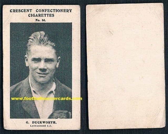 1931 George Duckworth Lancs CCC England wicket keeper cricketer of the ...