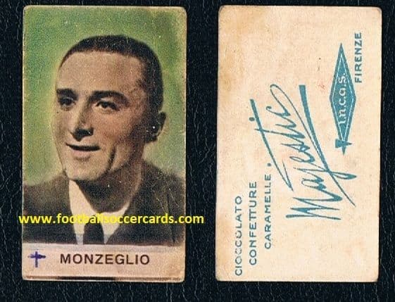 1936 38 Monzeglio World Cup Legend DOUBLE WC winner in 34 & 38 for ...