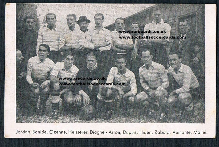 1938 Raoul Diagne Hiden RC Paris card