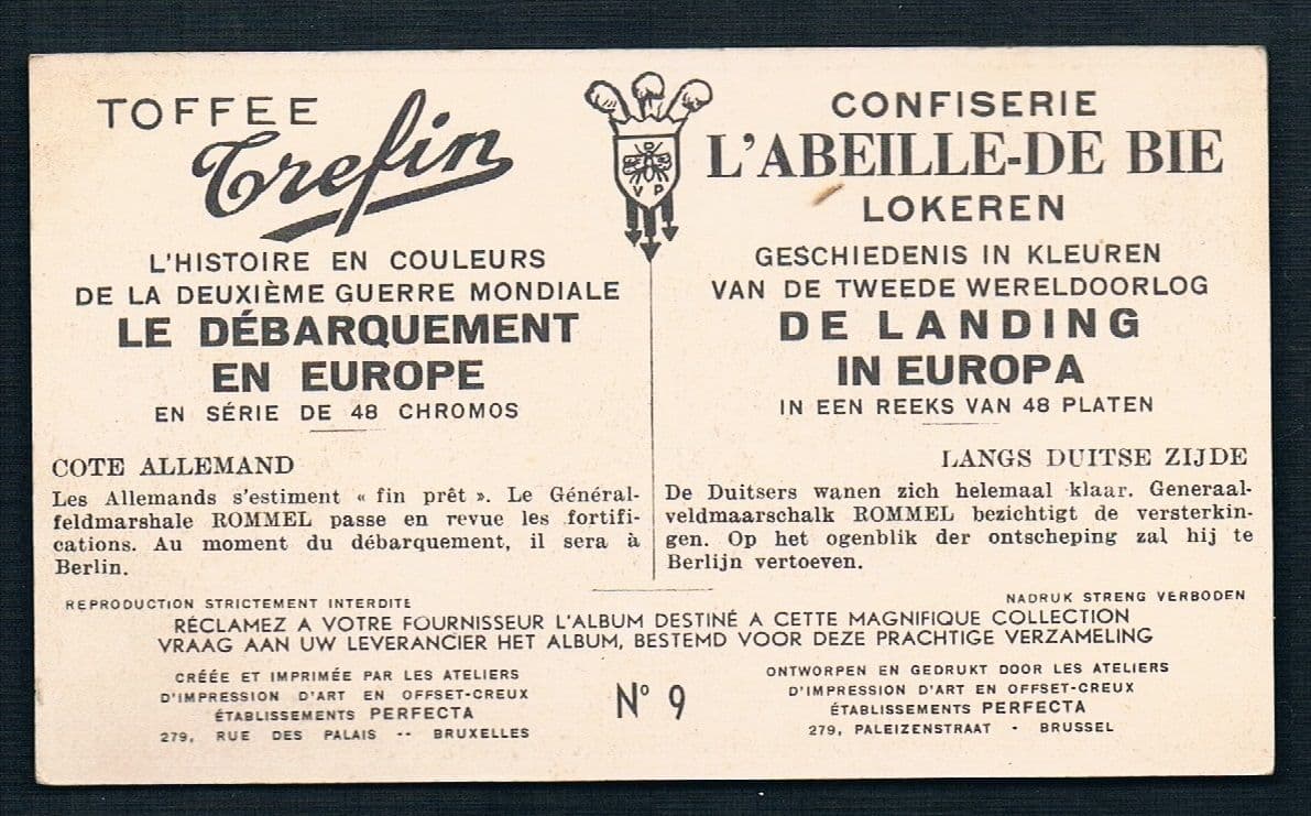 1940 s 1950 Field Marshal Erwin Rommel Nazi Germany Toffee Trefin ...