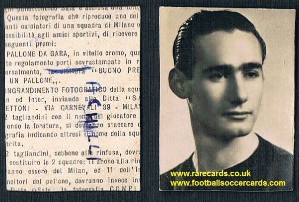 1940 s Camillo Achilli INTER v early pre-Perfetti pre-Dolcificeria ...