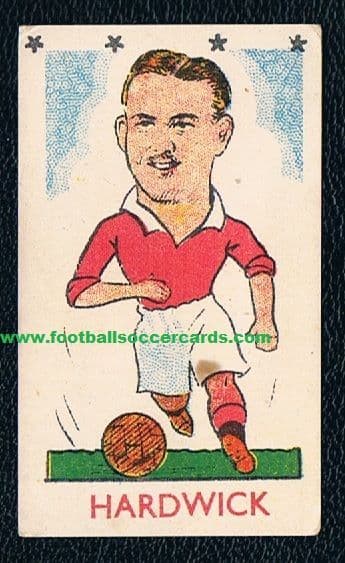 1948 George Hardwick BORO Kiddy s Favourites 4 black stars Football ...