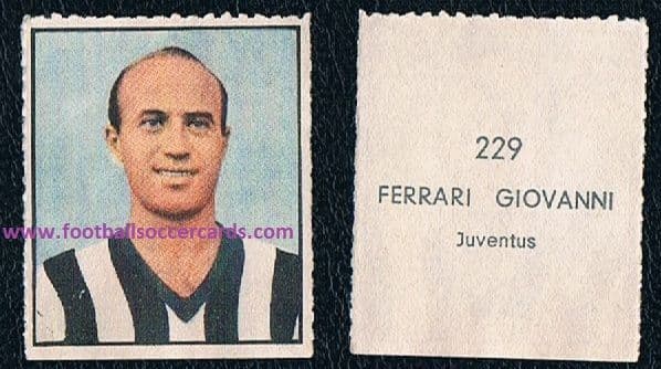 1950 Giovanni Ferrari JUVE Didasco Albosport 229 rarity