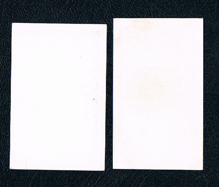 1951 Wilf Mannion 2 varieties Daily Herald cards Boro