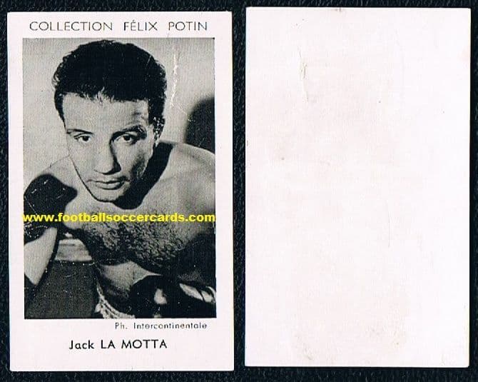 1952 Jake LaMotta Raging Bull Bronx Champion of the World MW boxer HOF ...