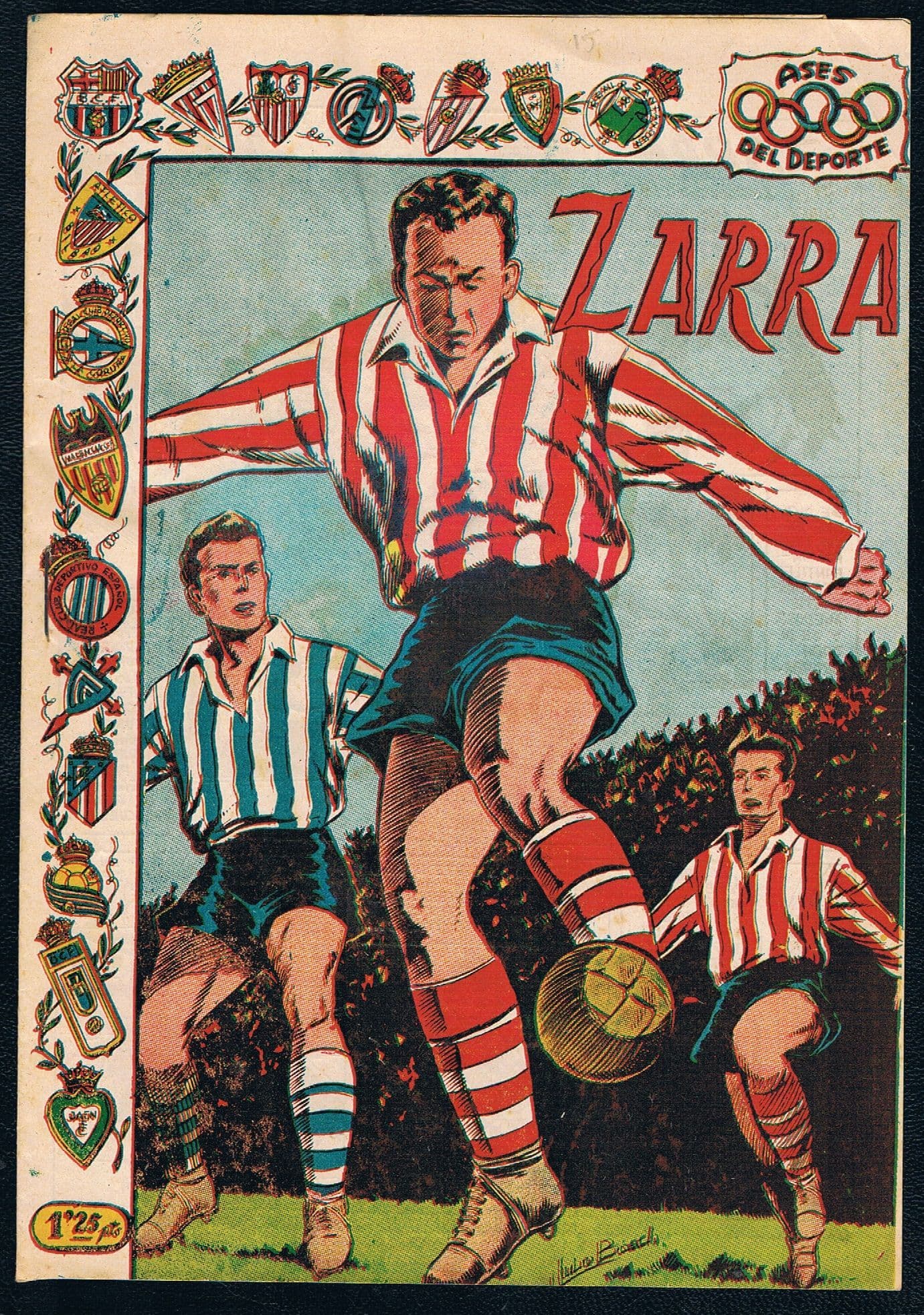 1954 Ases Del Deporte TELMO ZARRA 16 Bilbao