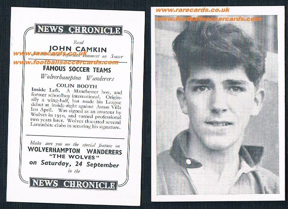 1955 Wolves News Chronicle Booth