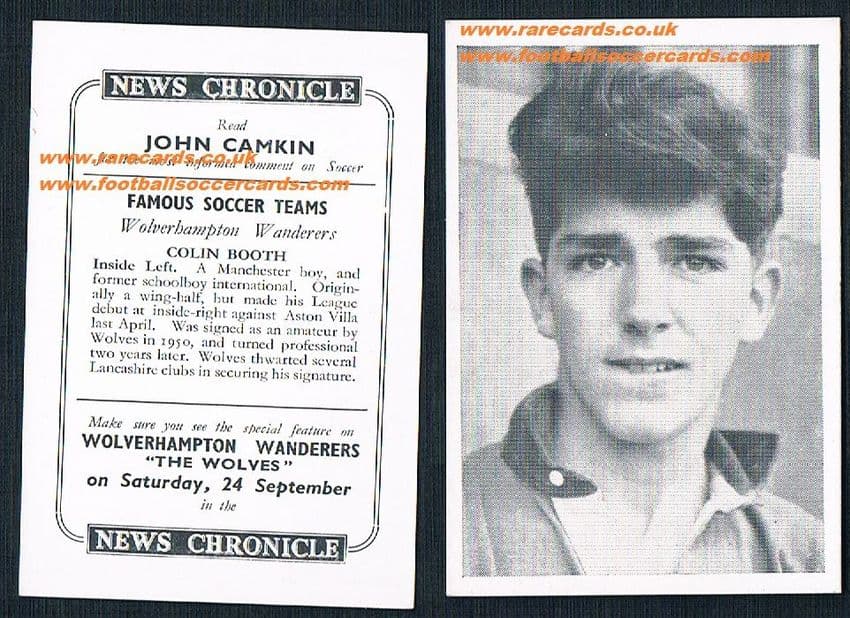 1955 Wolves News Chronicle Booth