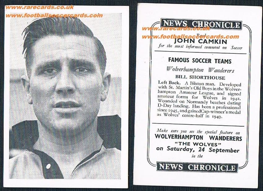 1955 Wolves News Chronicle Shorthouse