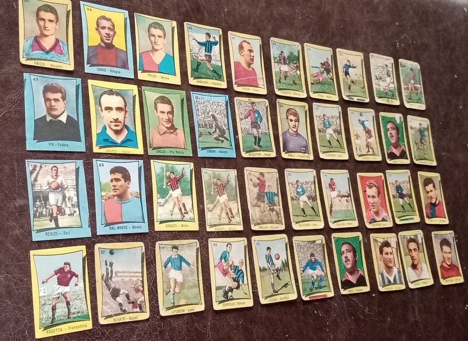 1956 -58 Nannina Italian soccer gum cards various types & variations 40 ...