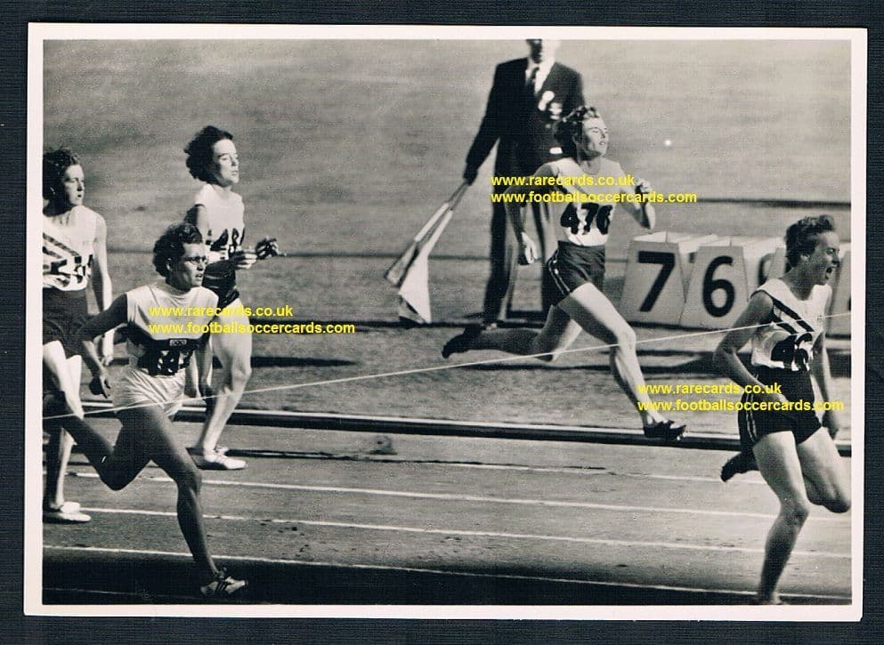 1957 DDR E German Marlene Matthews & Betty Cuthbert Australia Olympic ...