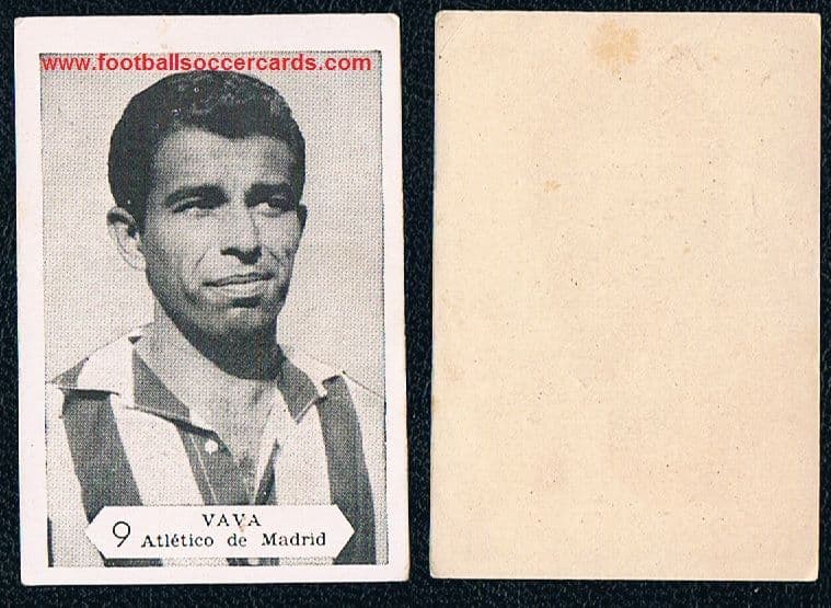 1958 VAVA Brazil Atletic Madrid Graficas Nilo Foto Futbol Spanish rarity