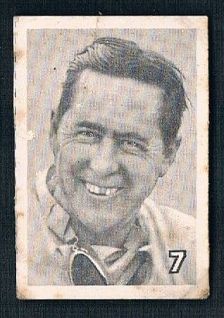 1961 early Jack Brabham F1 DOUBLE WORLD CHAMP trade card Buster comic ...