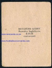 1962 Aston Villa Gerry Hitchens Orvedo